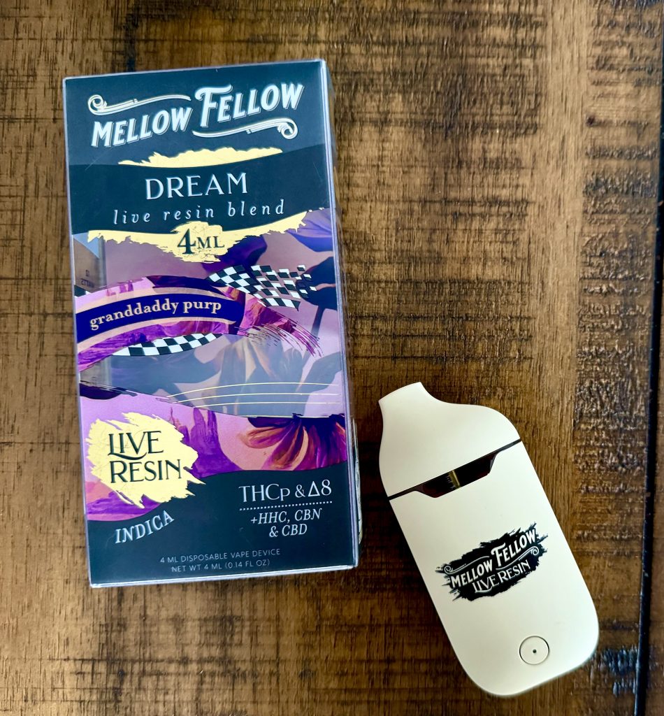 Mellow Fellow Live Resin Blend Disposable & 4ML Vape Carts Review - Slyng